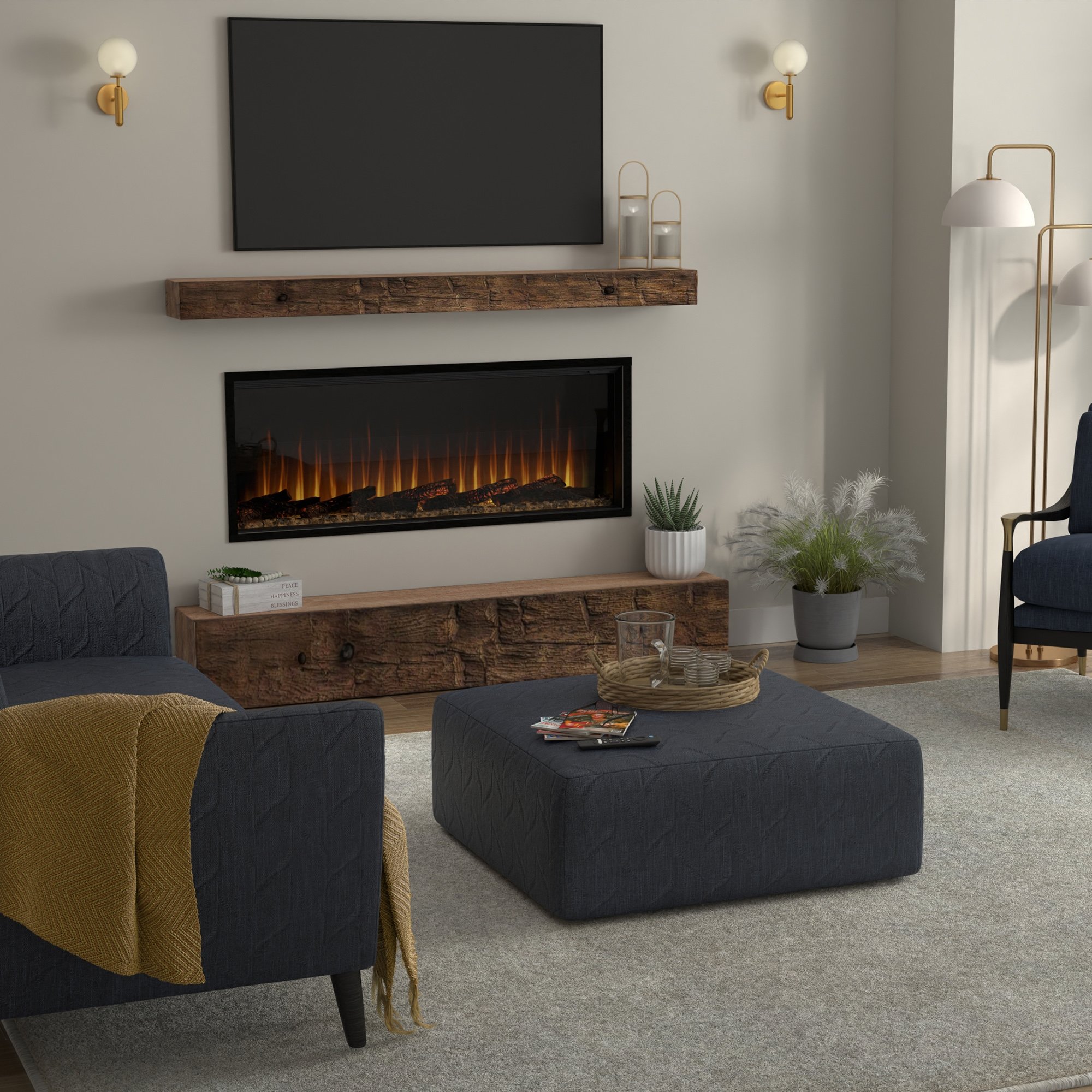 50" Dimplex Ignite Ultra Linear Electric Wall Fireplace